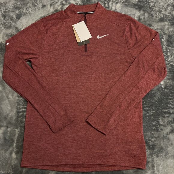 Nike | Shirts | Small Nike Mens Drifit Element 2 Zip Long Sleeve ...